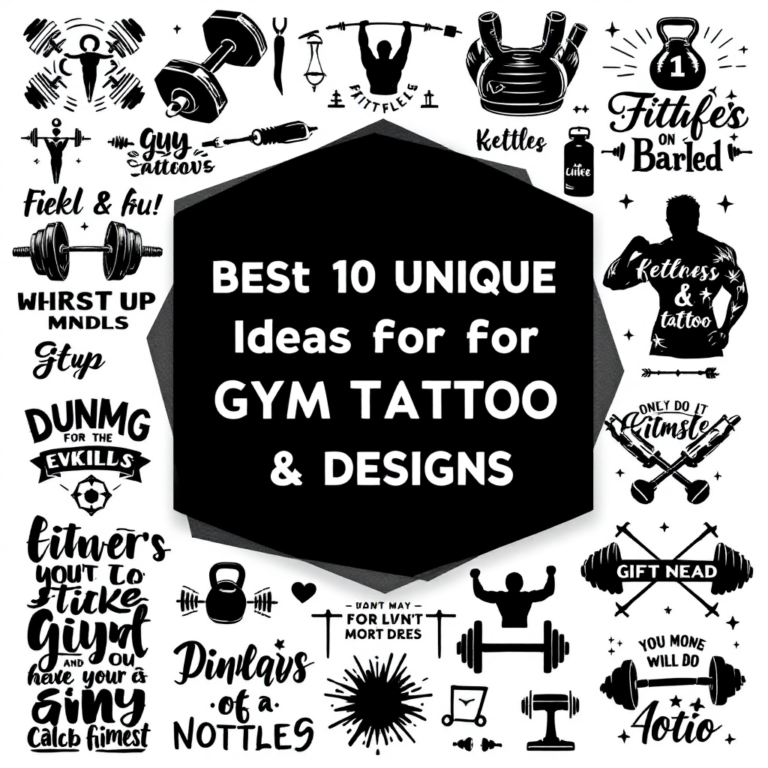 Gym Tattoo Ideas & Designs for Men & Women